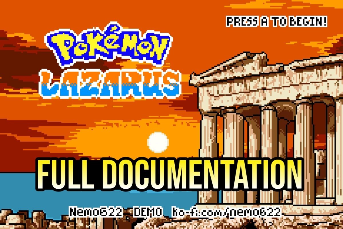 Pokemon Lazarus Full Documentation (Updated v1.0)